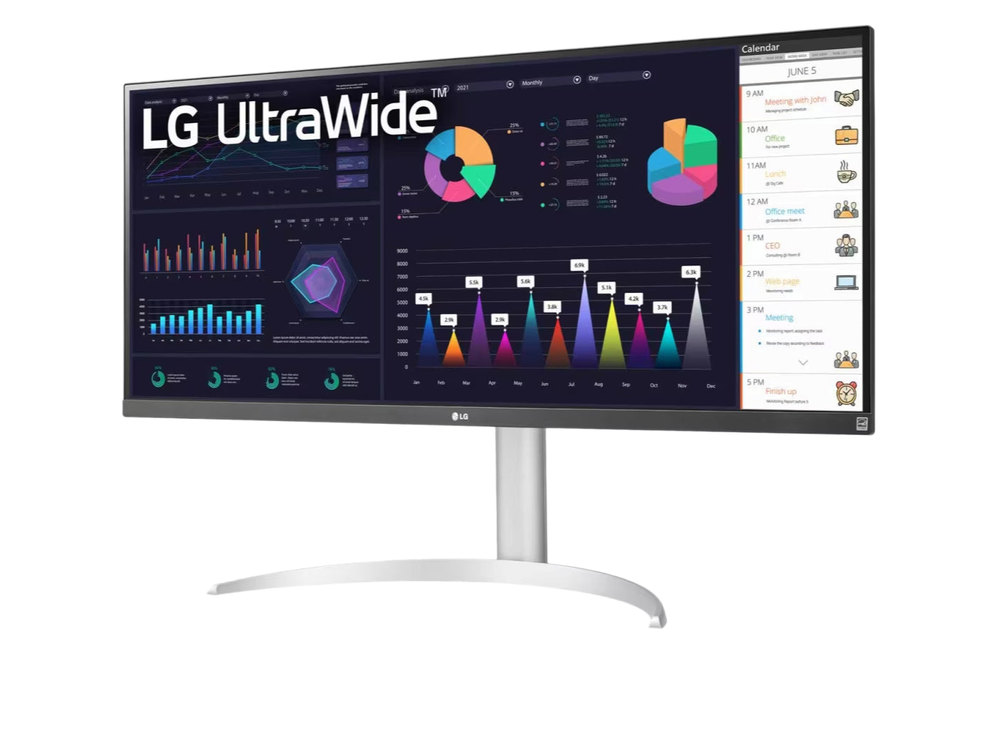 LG 34WQ650-W | 34" UltraWide Wide FHD 100Hz 1ms IPS Monitor